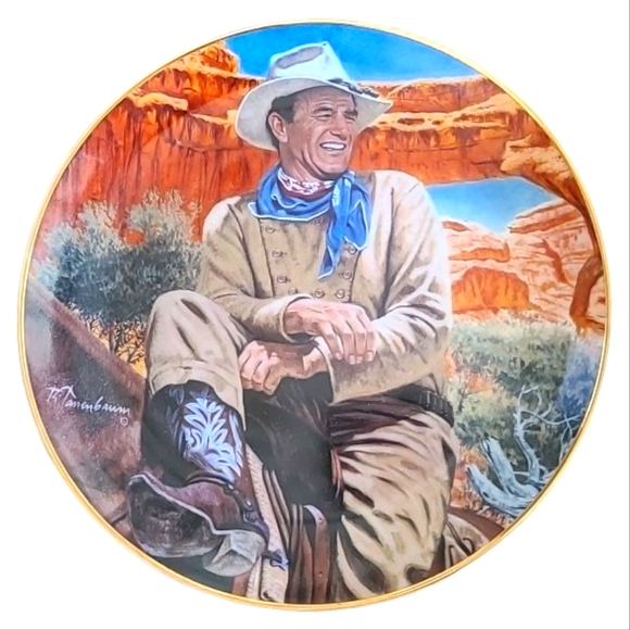 Franklin Mint | Accents | John Wayne The Legend Lives On Decorative ...
